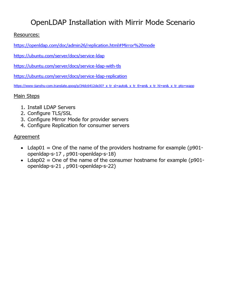 OpenLdap Documentation1 | PDF | Public Key Certificate | Computer Security