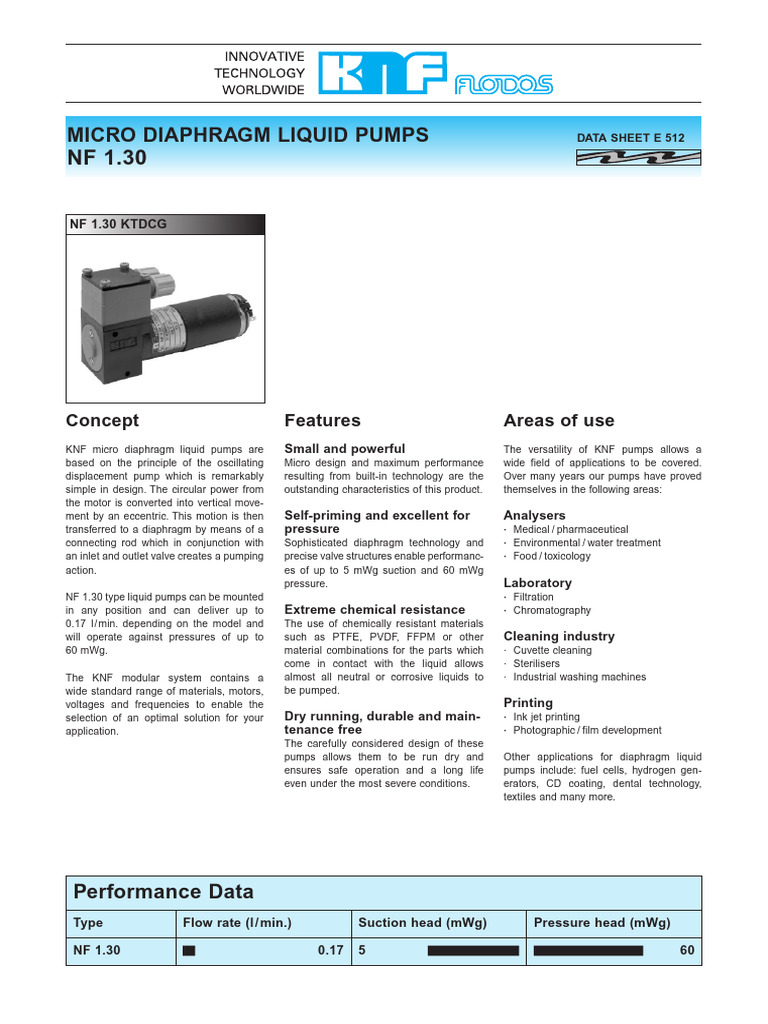 NF1 30 | PDF | Pump | Valve