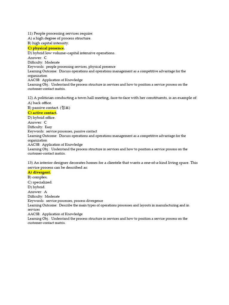 C) Physical Presence | PDF