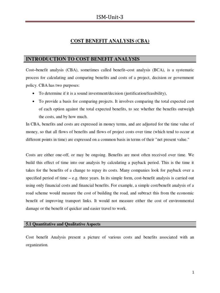 ISM Unit-3 | Download Free PDF | Capital Budgeting | Net Present Value