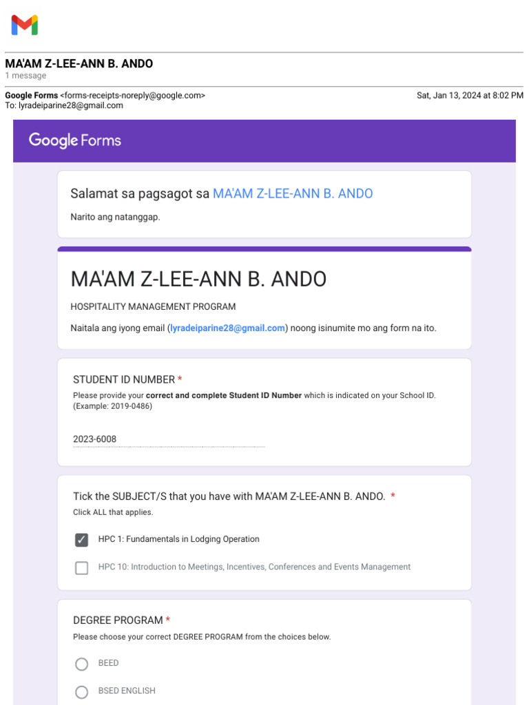 Gmail - Ma'Am Z-lee-Ann B. Ando | PDF