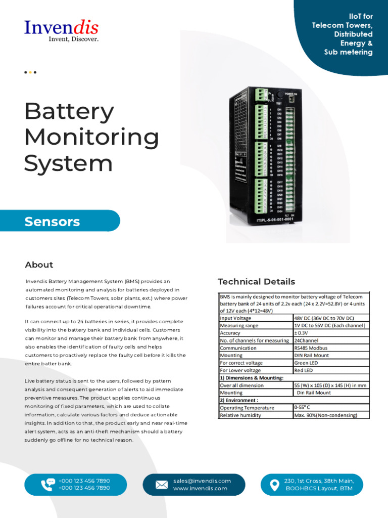 Sensors Brochure | PDF | Electrical Engineering | Electricity