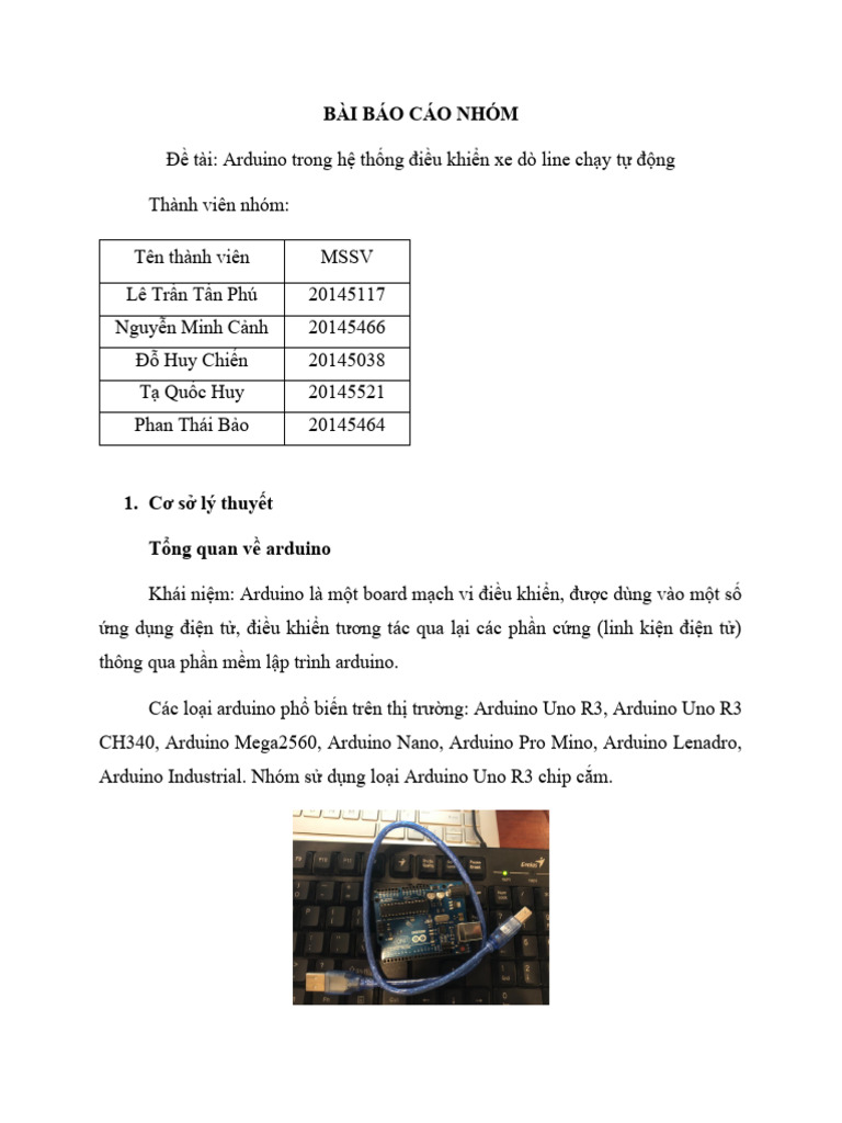 Báo Cáo Arduino | PDF