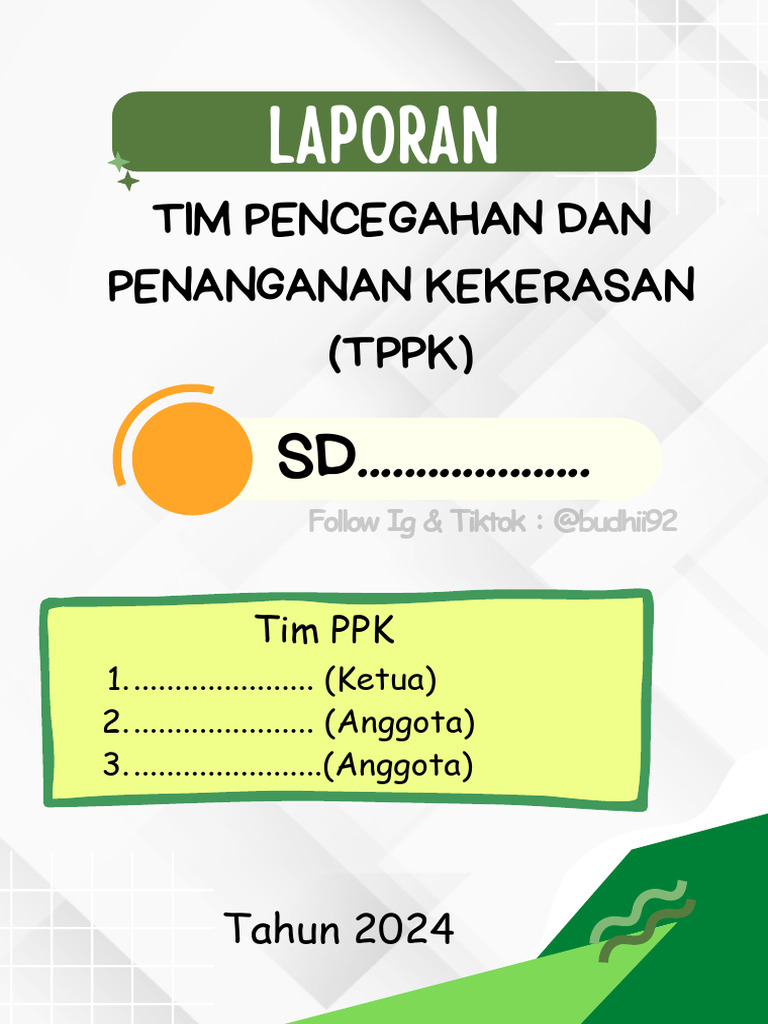 Contoh Laporan TPPK | PDF