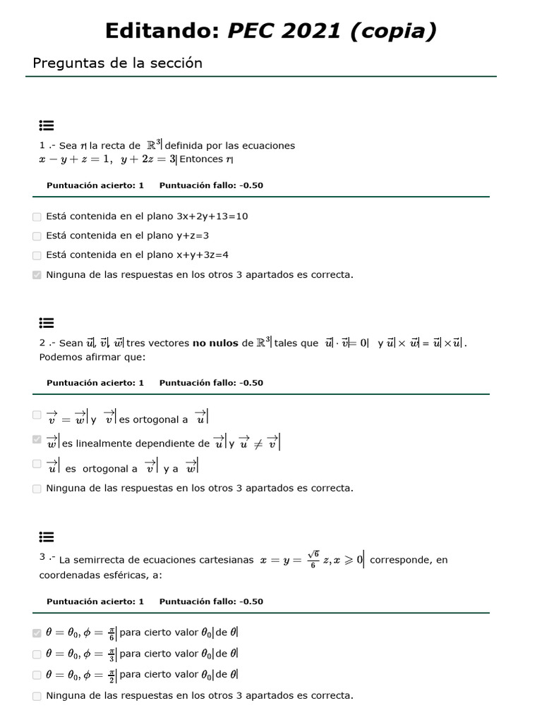 PEC_2021 | PDF | Línea (geometría) | Esfera