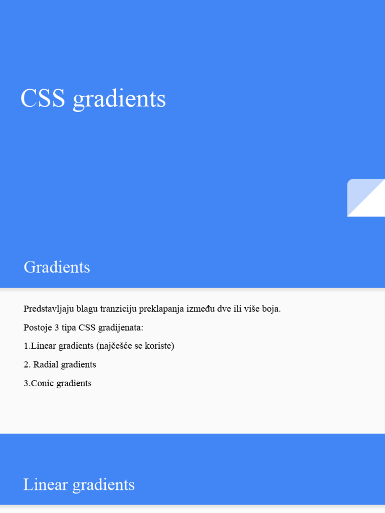 CSS Gradients | PDF