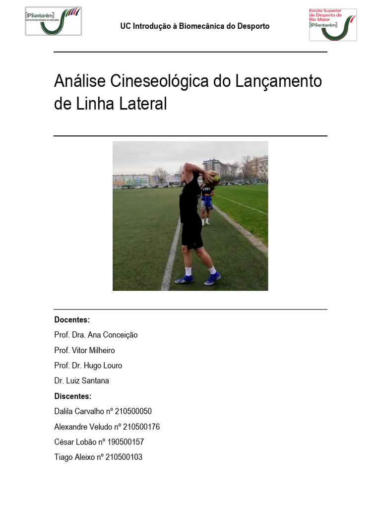 Lançamento de Linha Lateral - TDT2 | PDF | Músculo | Força