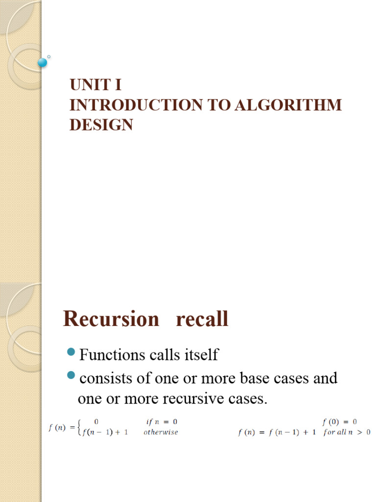 Algorithm Design Basics | PDF