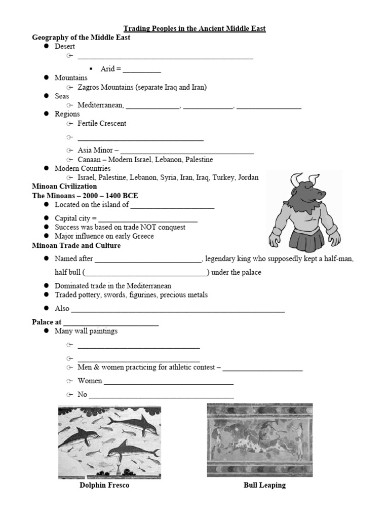 Trading Peoples Notes | PDF | Phoenicia | Trade