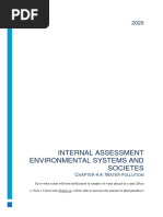 Paper 1 Question Booklet ESS IB | PDF | Economy And The Environment ...