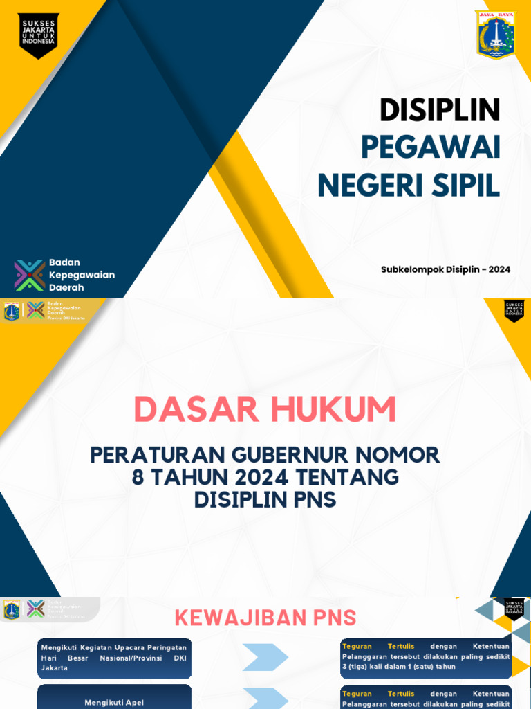Peraturan Disiplin PNS 2024 | PDF