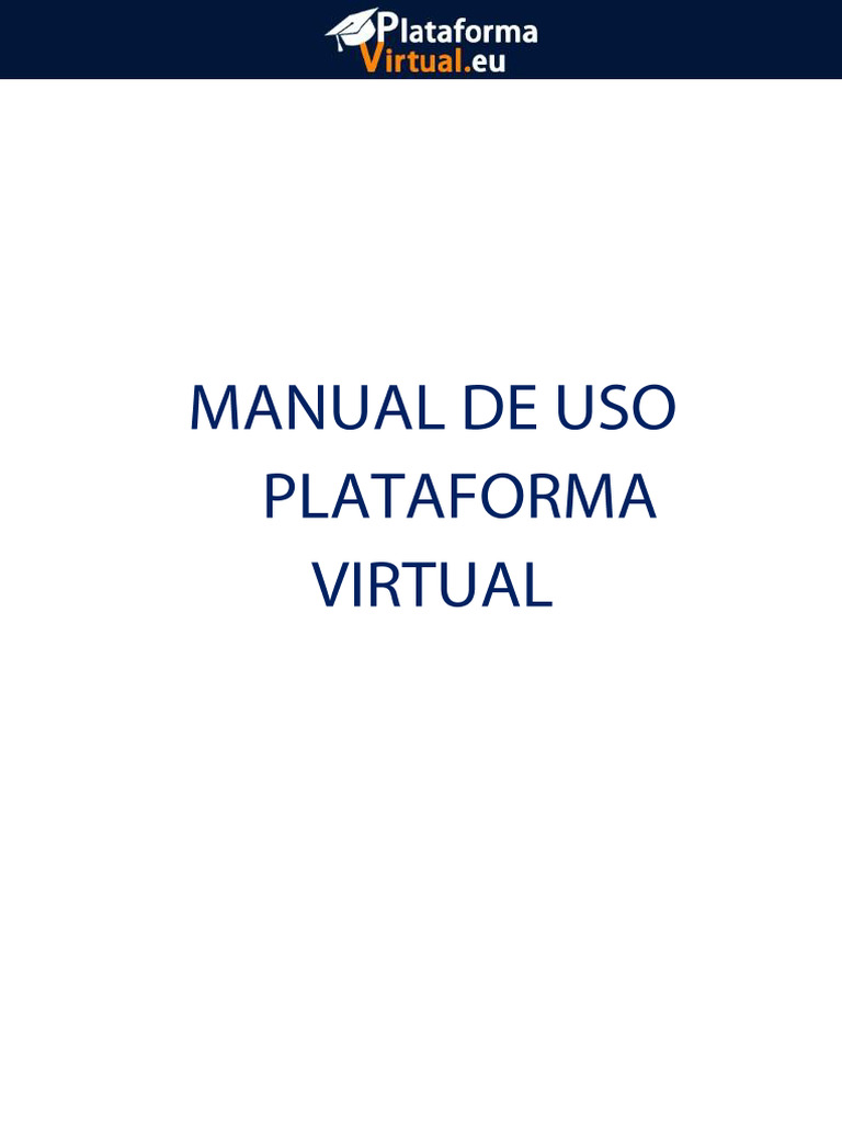 manual-de-la-plataforma_2 | PDF | ciberespacio | Informática