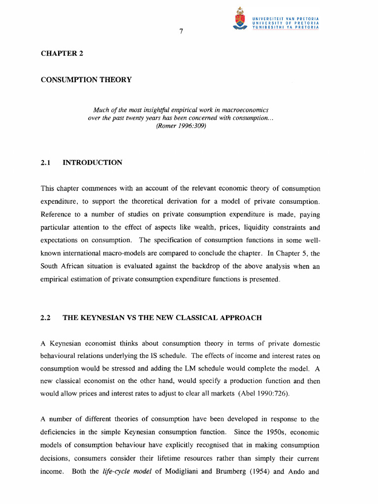 02 Chapter 2 | PDF | Consumption (Economics) | Economics