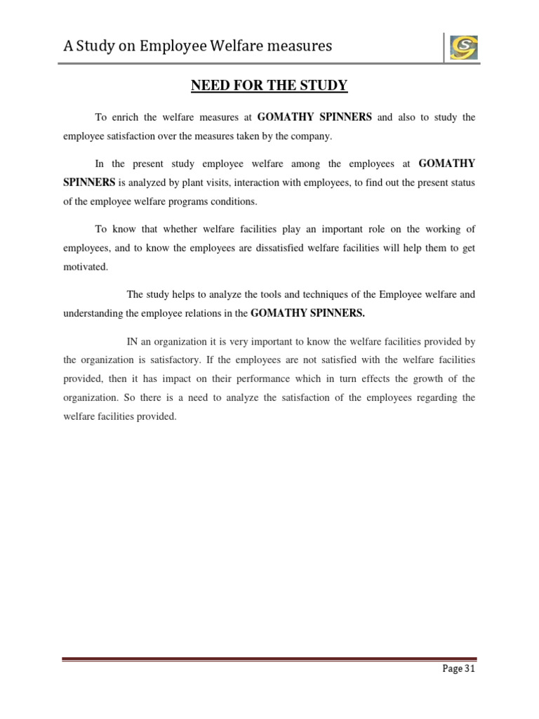 6 Need of The Study | PDF