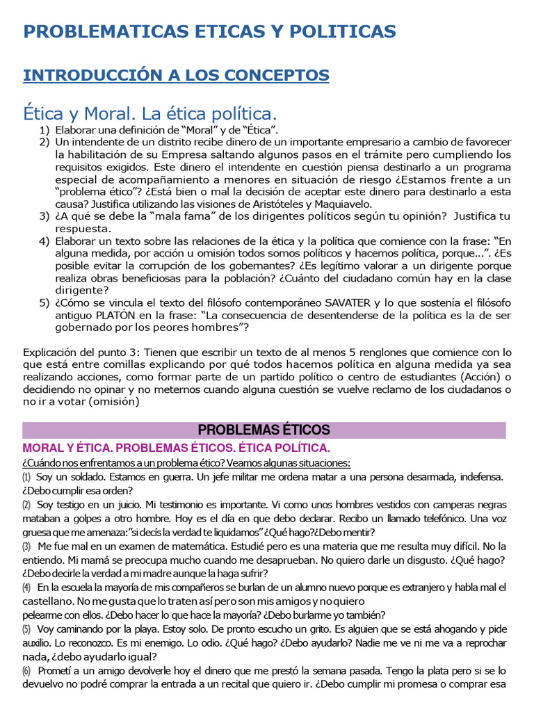 Introduccion A Los Conceptos Centrales de La Materia E.O.I PEyP | PDF | Moralidad | Platón
