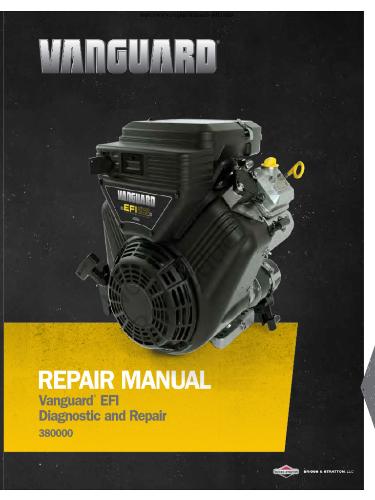 Briggs & Stratton Vanguard EFI 380000 Repair Manual | PDF | Electrical ...