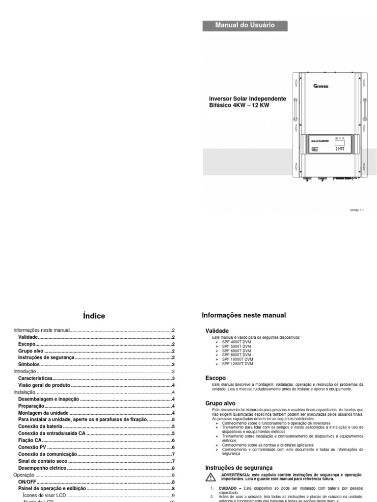 MANUAL DO USUARIO | PDF