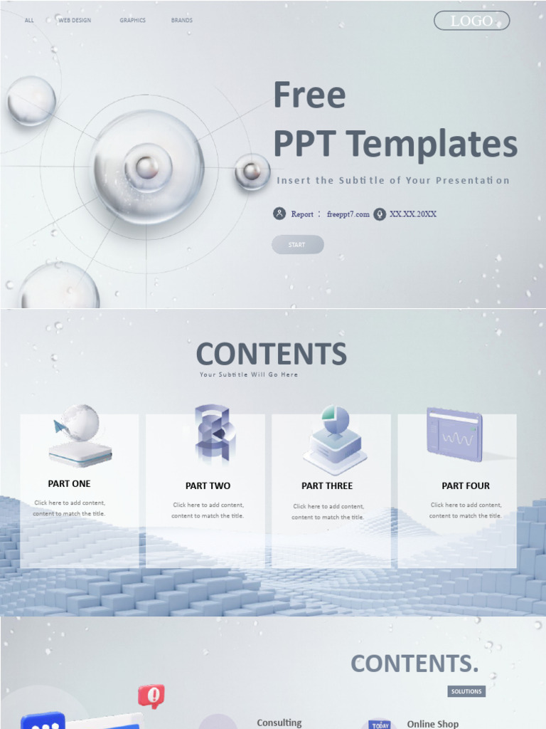 Elegant Business Report PPT Template | PDF | Search Engine Optimization | Microsoft Power Point