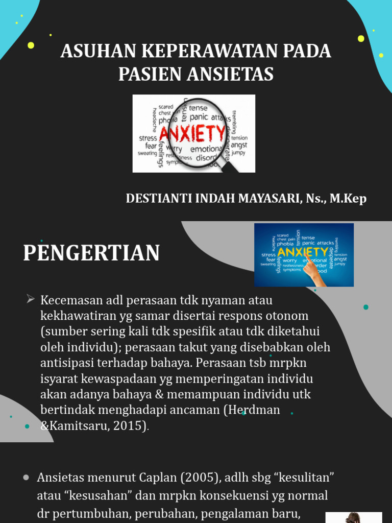 Asuhan Keperawatan Pada Pasien Ansietas | PDF
