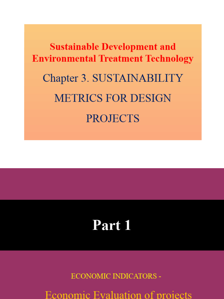 Chapter 3 Sustainability Metrics For Design Projects | PDF | Net ...