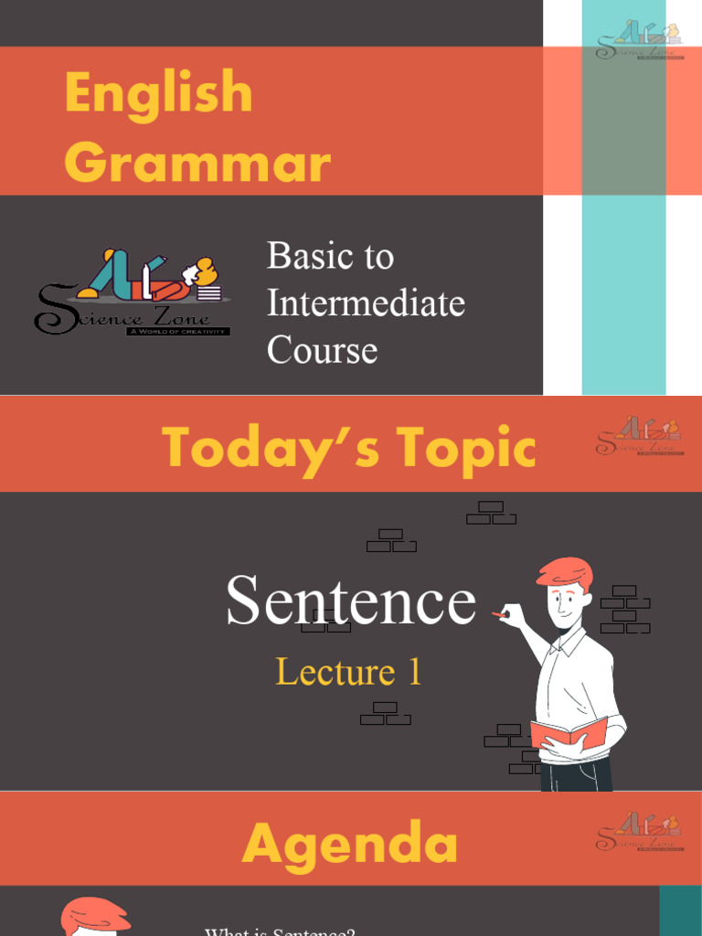 Lecture 1 - Basic of Sentence | PDF | Sentence (Linguistics) | Subject (Grammar)