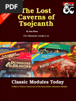 DND 5e Descent Into The Lost Caverns of Tsojcanth | PDF | Young Adult | General Fiction