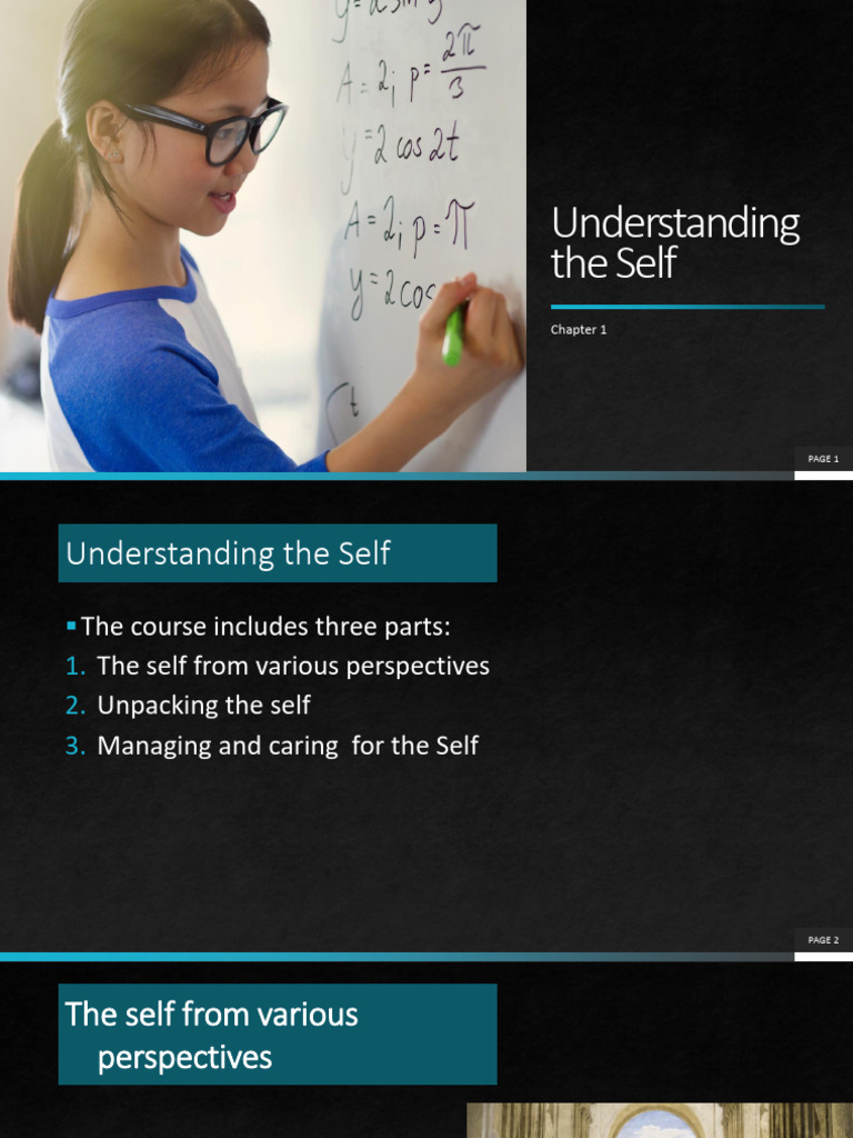 Understanding The Self Lesson 1 | PDF