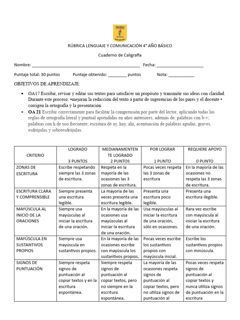 Rúbrica Caligrafix | PDF