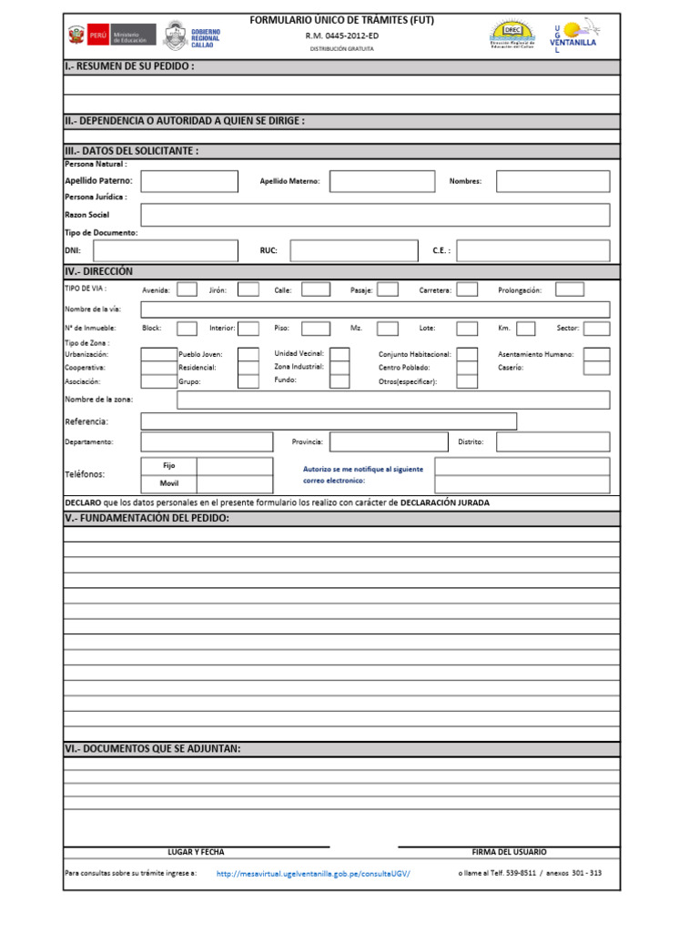 Fut Ugel Ventanilla | PDF