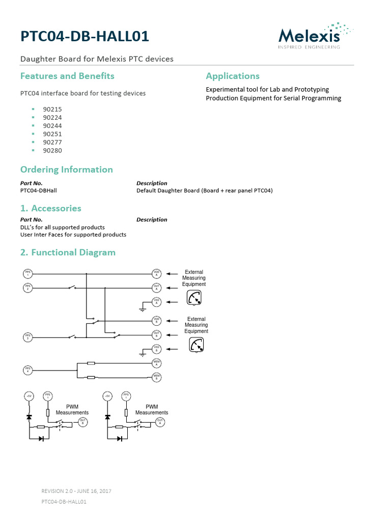 PTC04 DB HALL01 Datasheet Melexis | PDF | Electrical Components ...