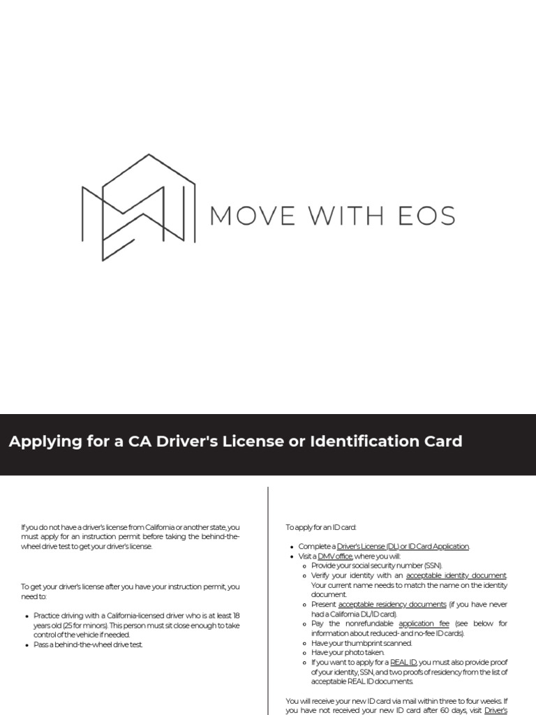 California ID & License Guide | PDF | Identity Document | Driver's License