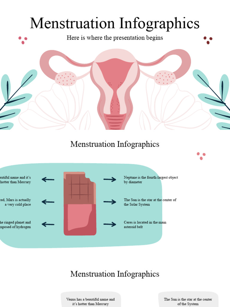 Menstruation Infographics by Slidesgo | PDF | Planets | Solar System