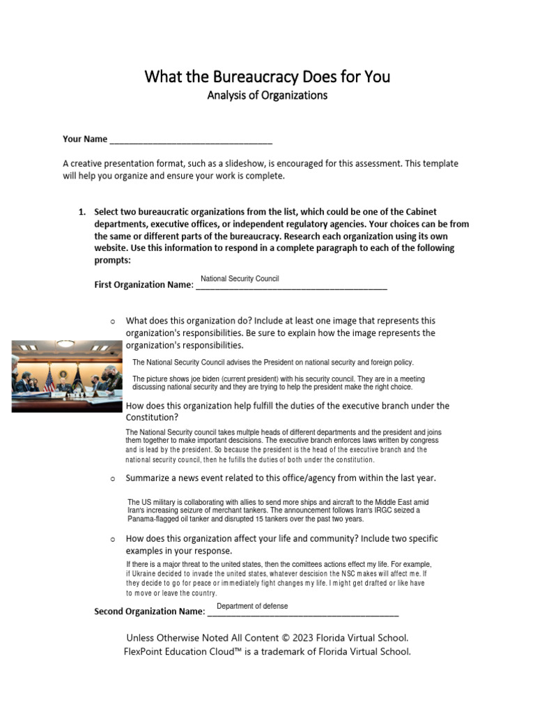 What The Bureaucracy Does For You Template | PDF | United States ...