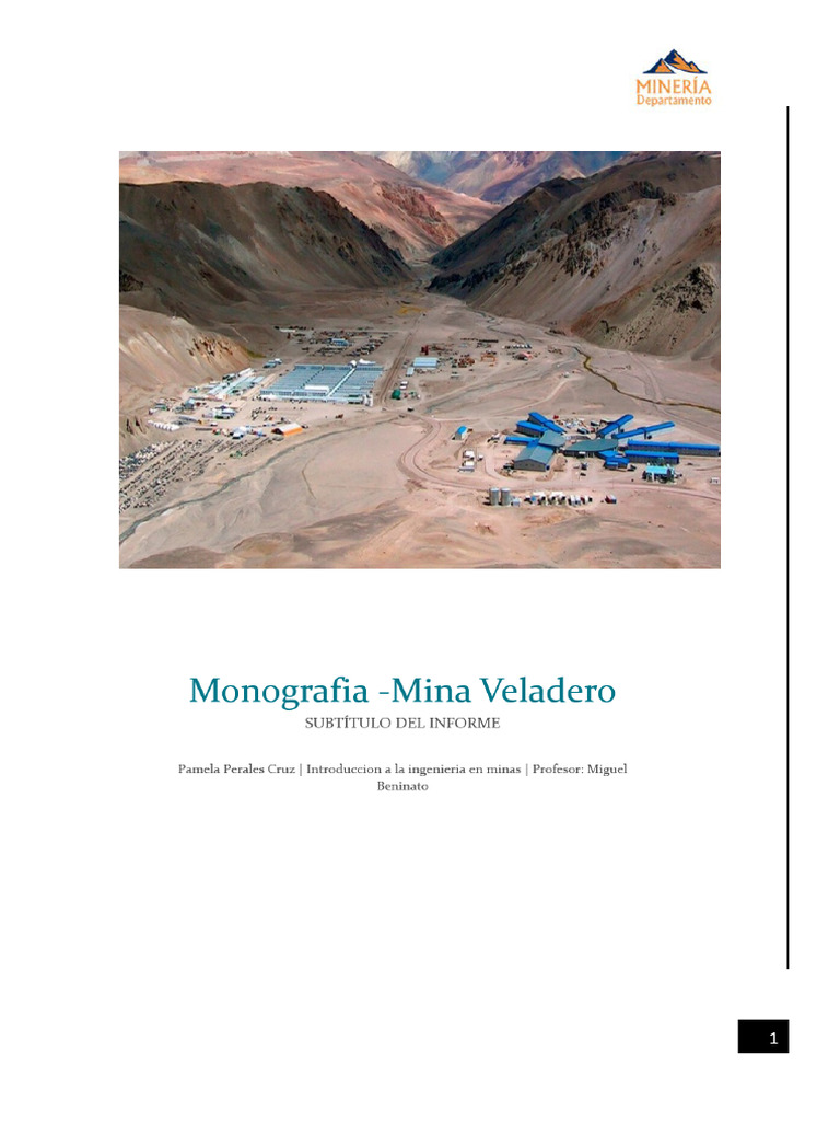 Mina Veladero | Descargar gratis PDF | Minería | Ciencias de la Tierra