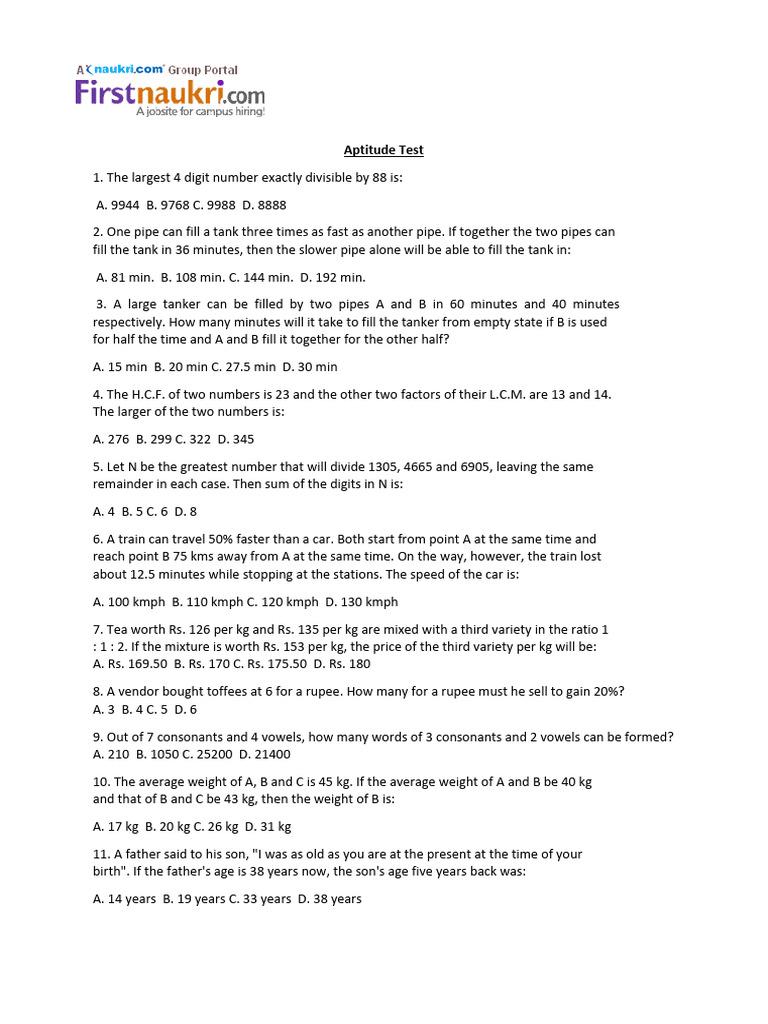 Accenture-Model-Paper 2014 | PDF | Computer Programming