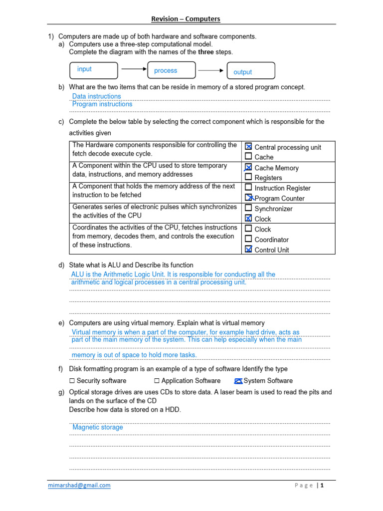 Computer Science Solved Past Paper For IGCSE EDEXCEL | PDF | Computer ... Computer Science Solved Past Paper For IGCSE EDEXCEL | PDF | Computer ...
