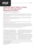 ACL-RSI Score Summary and Calculator | PDF | Knee | Limbs (Anatomy)
