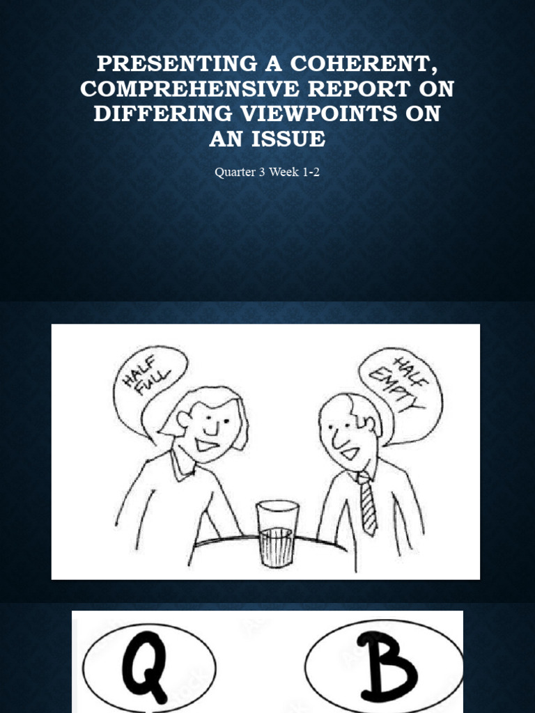 Comprehensive Report on Perspectives and Arguments | PDF | Narration ...