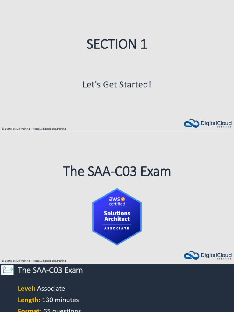 AWS Certified Solutions Architect Associate Slides | PDF | Cloud Computing | System Software