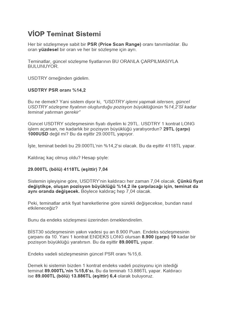 Viop Teminat Sistemi | PDF