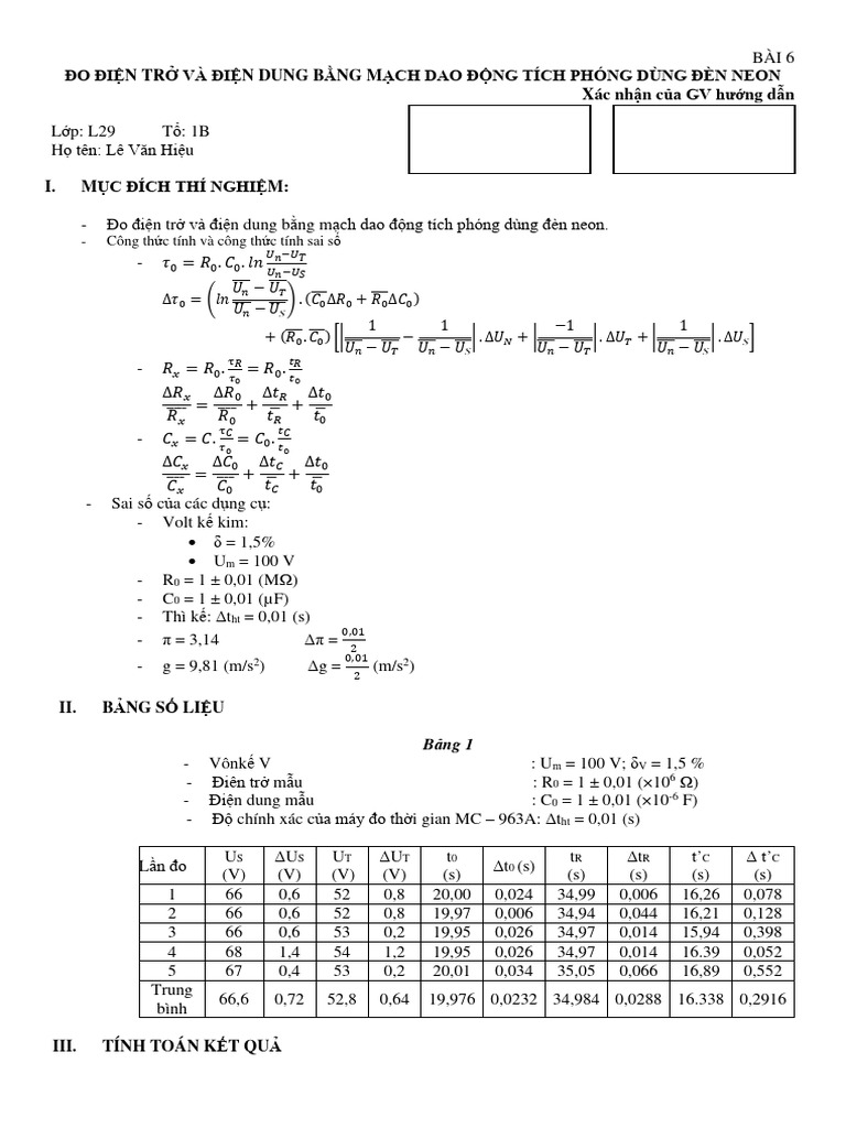 Bài-6 - TNVL - Hcmut | PDF