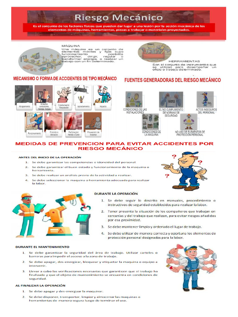 Riesgos Mecanicos | PDF