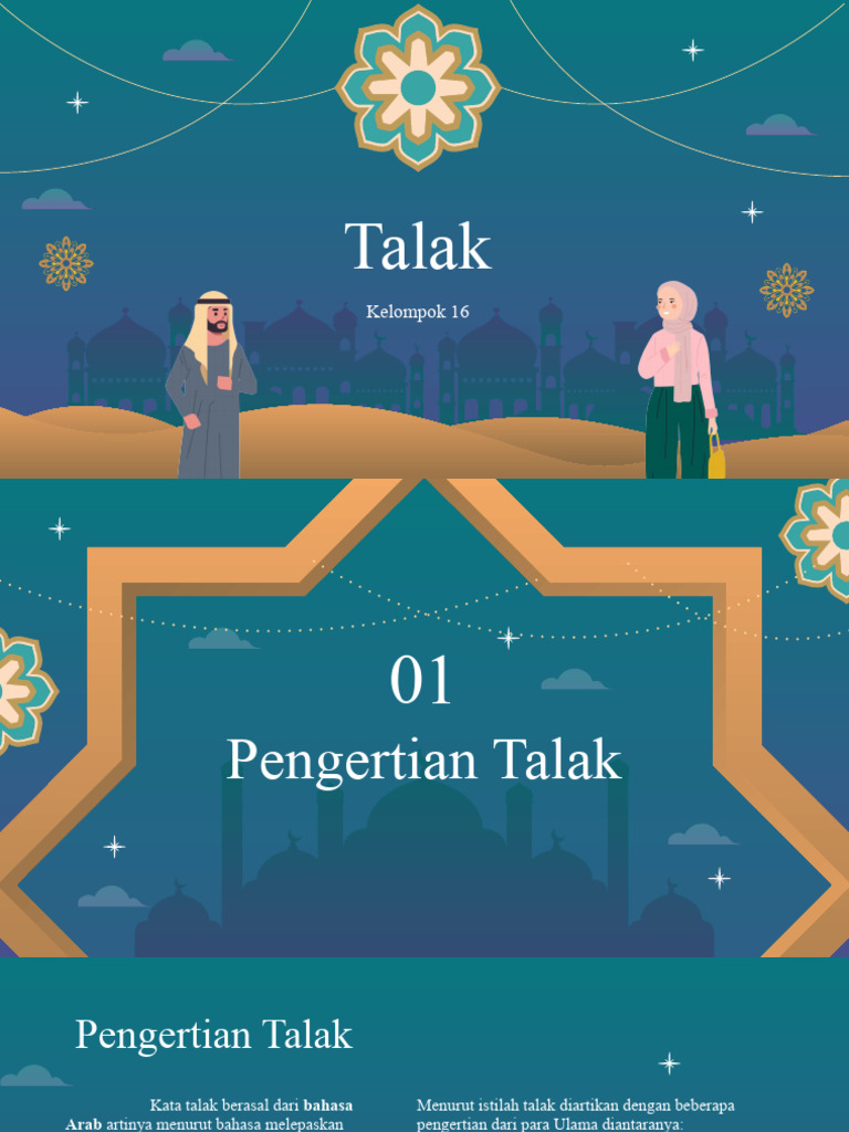 Pengertian dan Hukum Talak dalam Islam | PDF