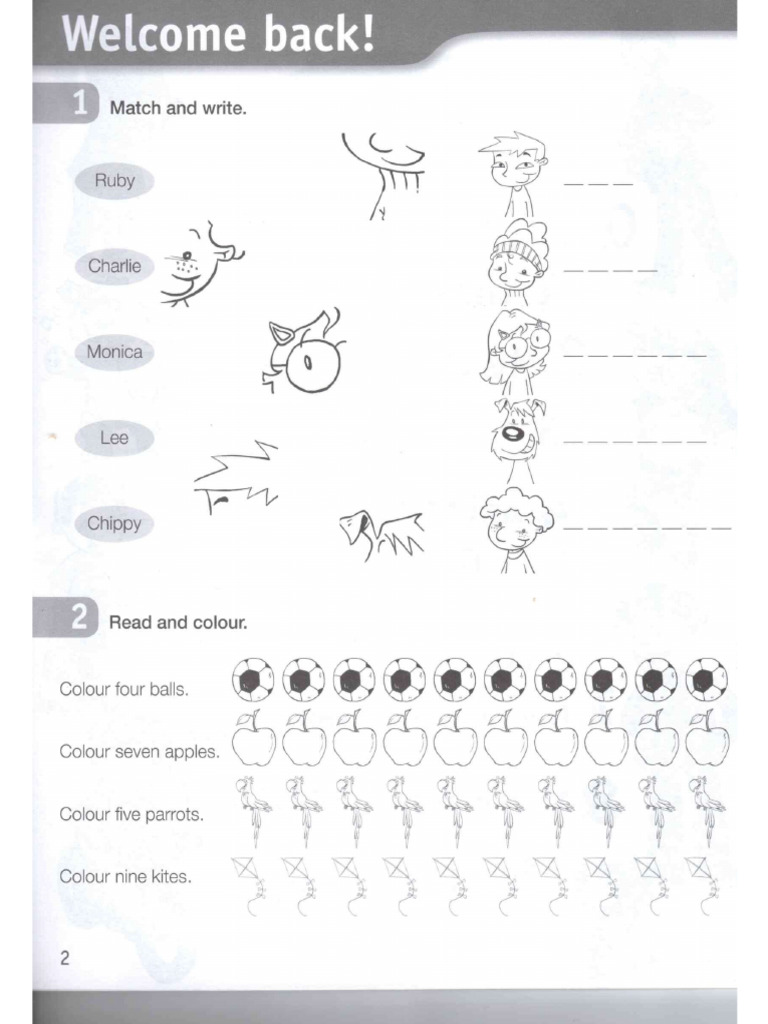 WELCOME BACK ACTIVITY | PDF