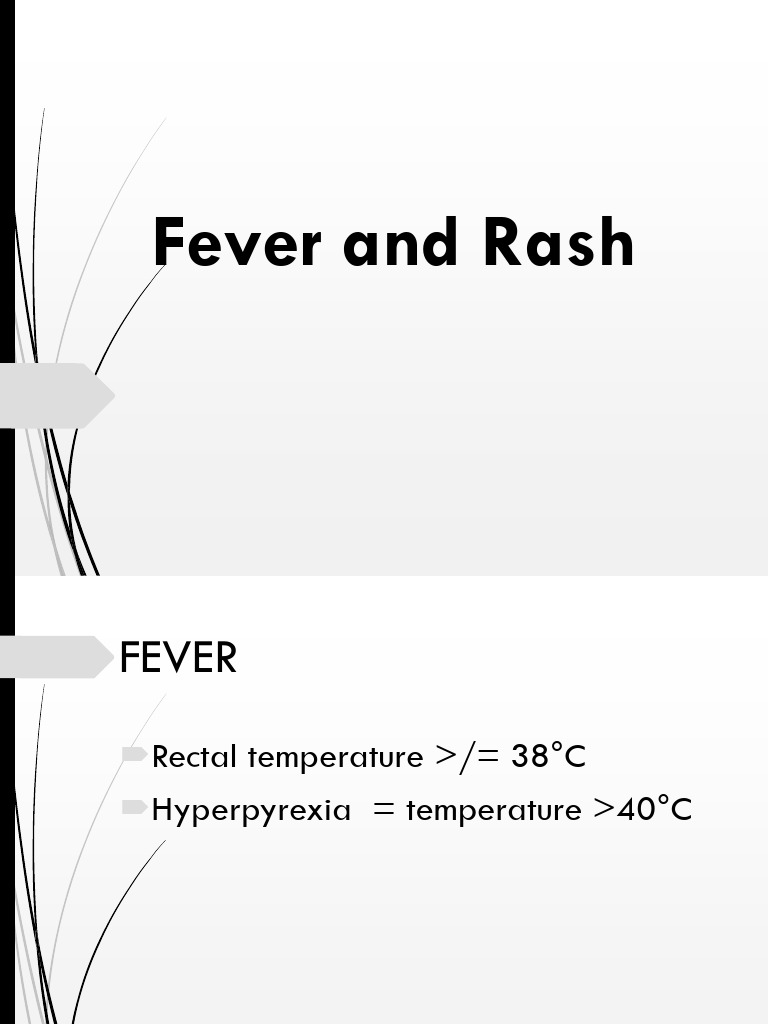 Fever and Rash - Students | PDF | Measles | Medical Specialties