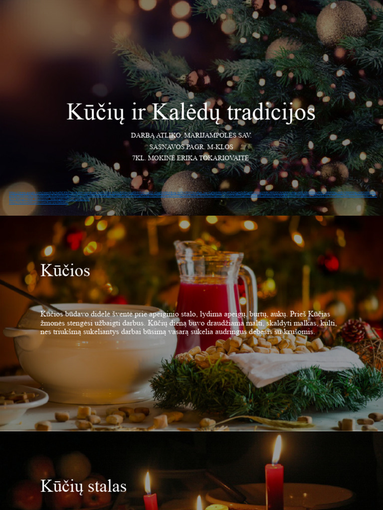 Kūčių Ir Kalėdų Tradicijos | PDF