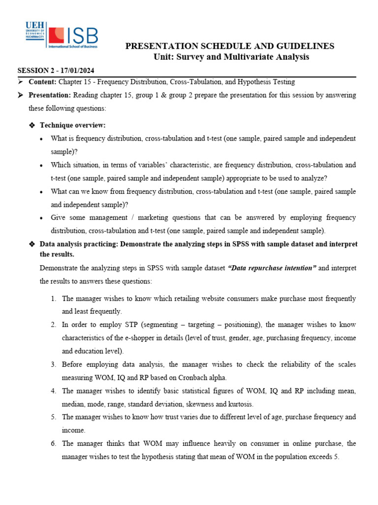 Presentation Schedule and Guidelines - SMA-T22324PWB-1 | PDF | Analysis ...