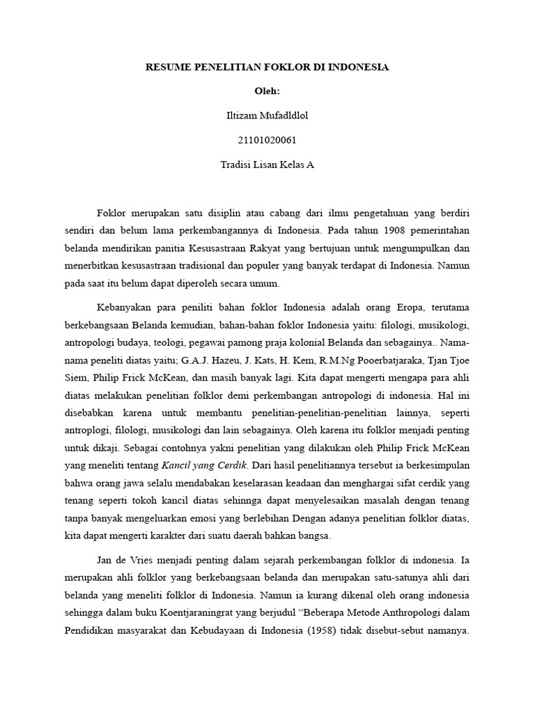 Kumpulan Resume Materi | PDF