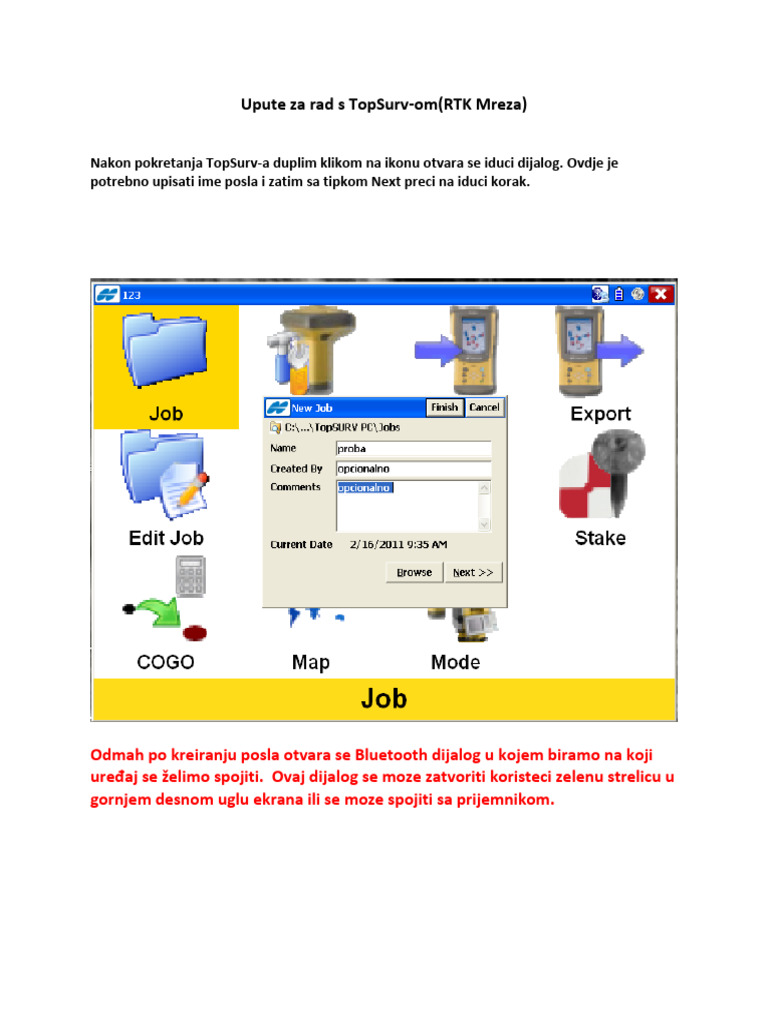 Upute Za Rad S TopSurv | PDF