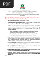 University of Ibadan Transcript Process | PDF | Courier | Information ...